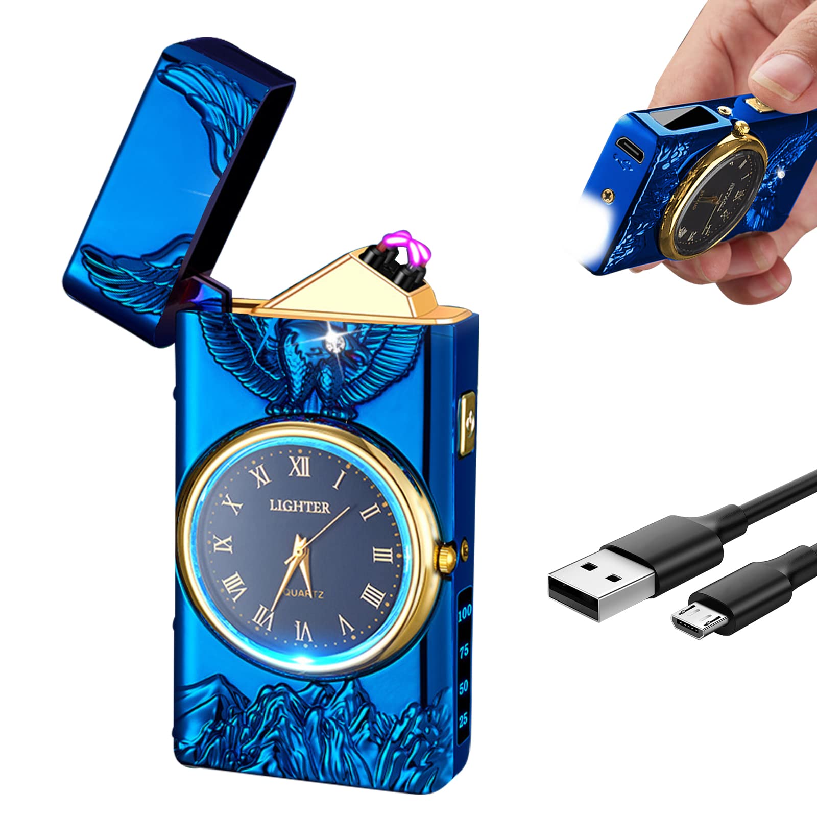 Amazon.com: COMANYI Cool Lighter with Clock Dial Electric Lighter with ...