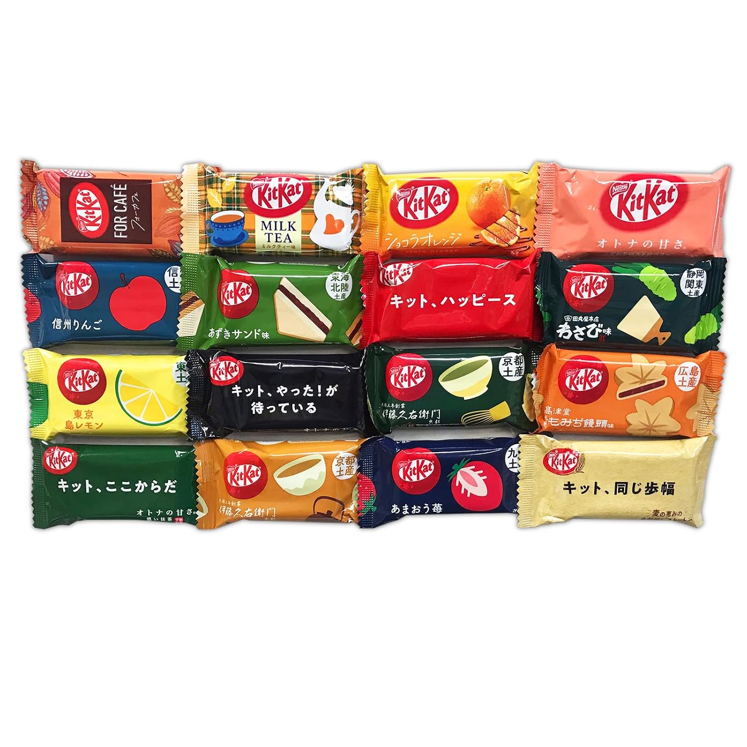 Kit Kat japonés 16 unidades todos los sabores diferentes De Tonosama ...