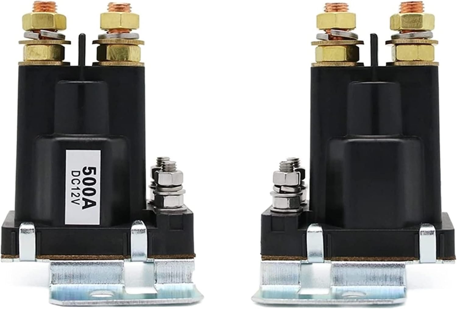 Amazon.com: Relay Dual Battery Start Relay 4 Pin Large Current 500A 12V 24VDC Car Power Switch ...