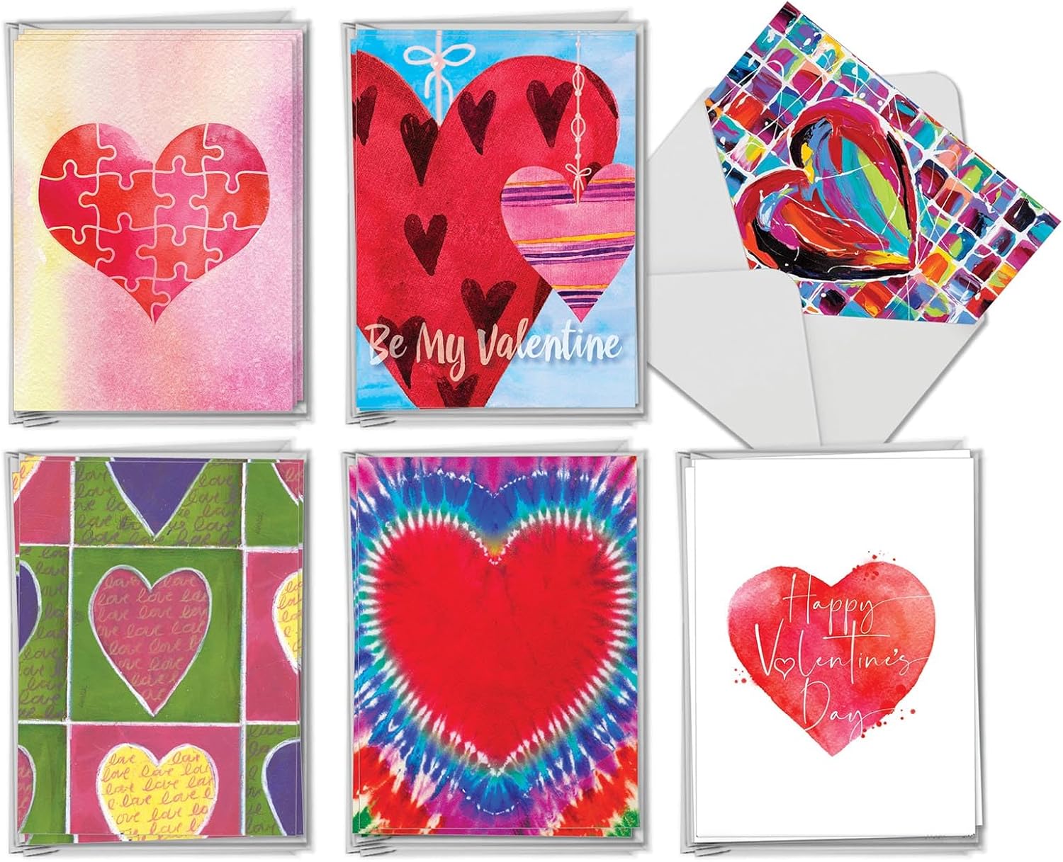 Amazon.com : The Best Card Company 36 Assorted Valentine's Day ...