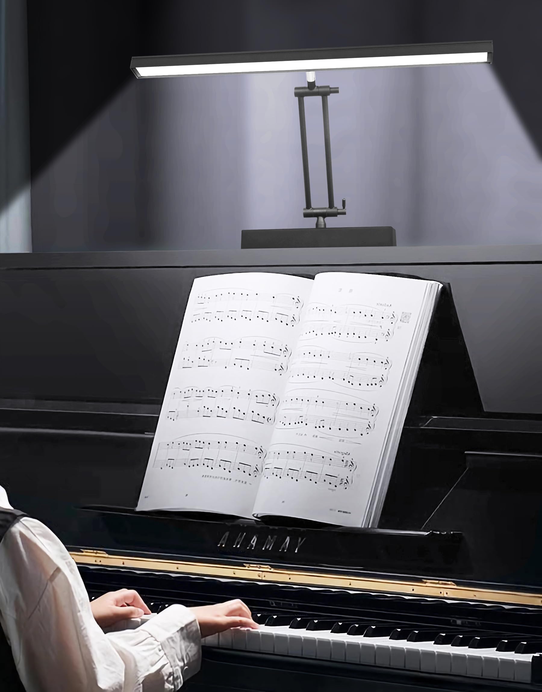 Amazon.com: Vshinic Music Stand Light,20" Piano Desk Lamp 96 LED ...