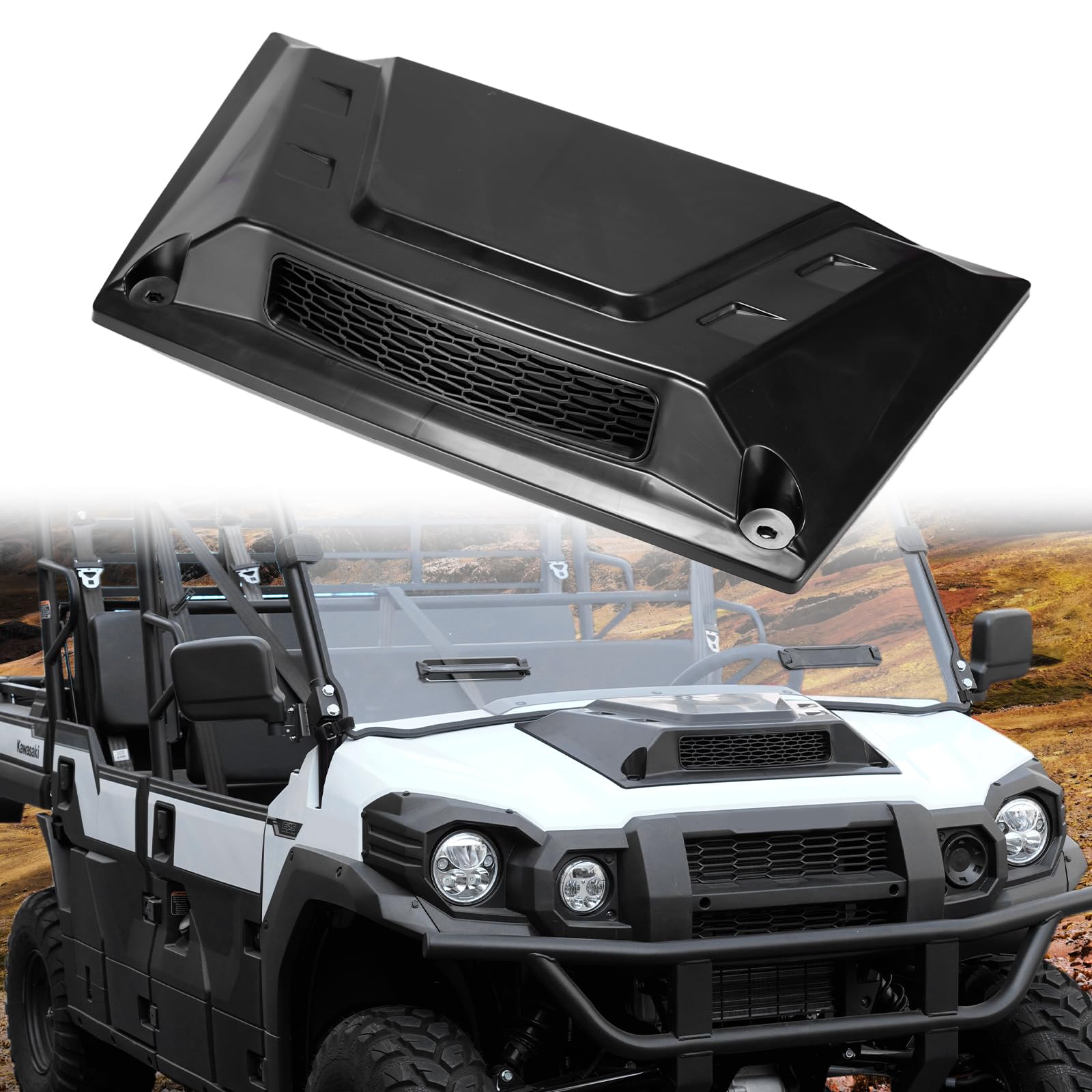 Amazon.com: HAKA TOUGH Sport Hood Scoop for Kawasaki Mule Pro ...