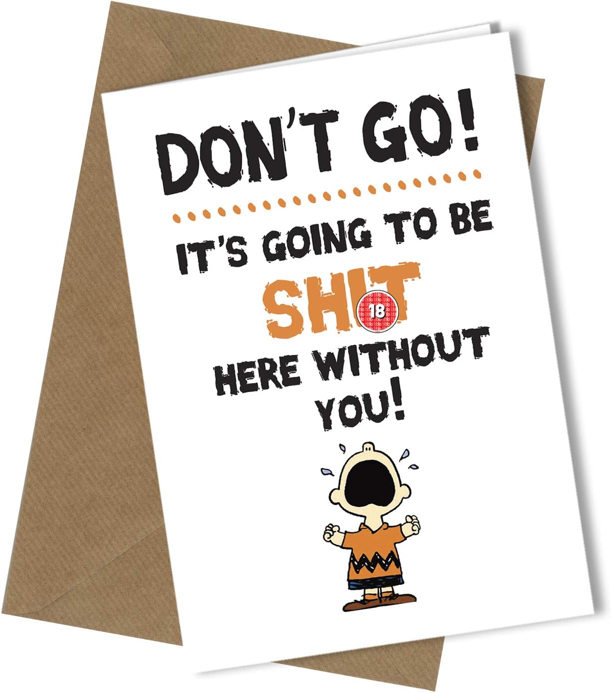 Funny Sorry Your Leaving Work Card Good Luck in Your New Job OFFICE ...