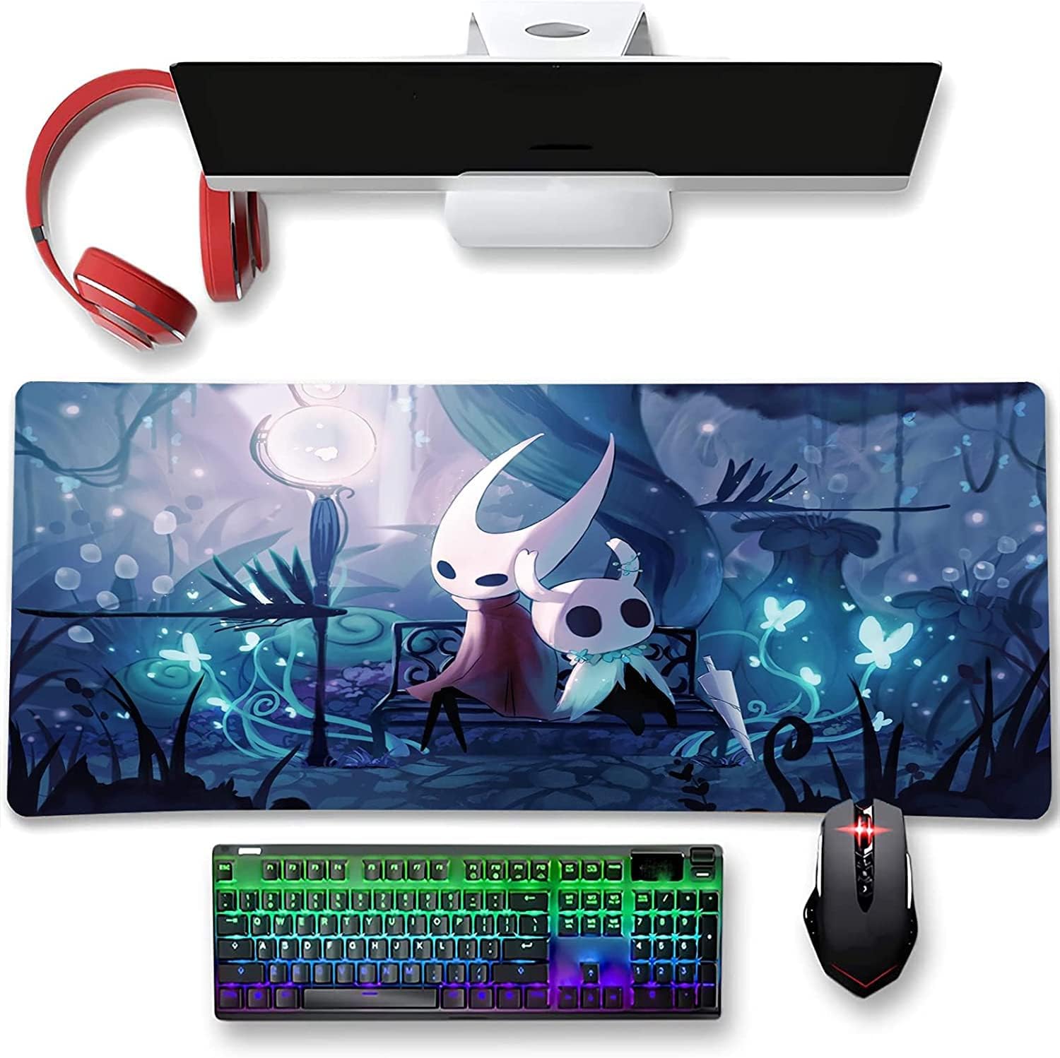 Amazon.com: Mouse Pads Hollow Knight Mouse Pad XXL Large Gamers ...