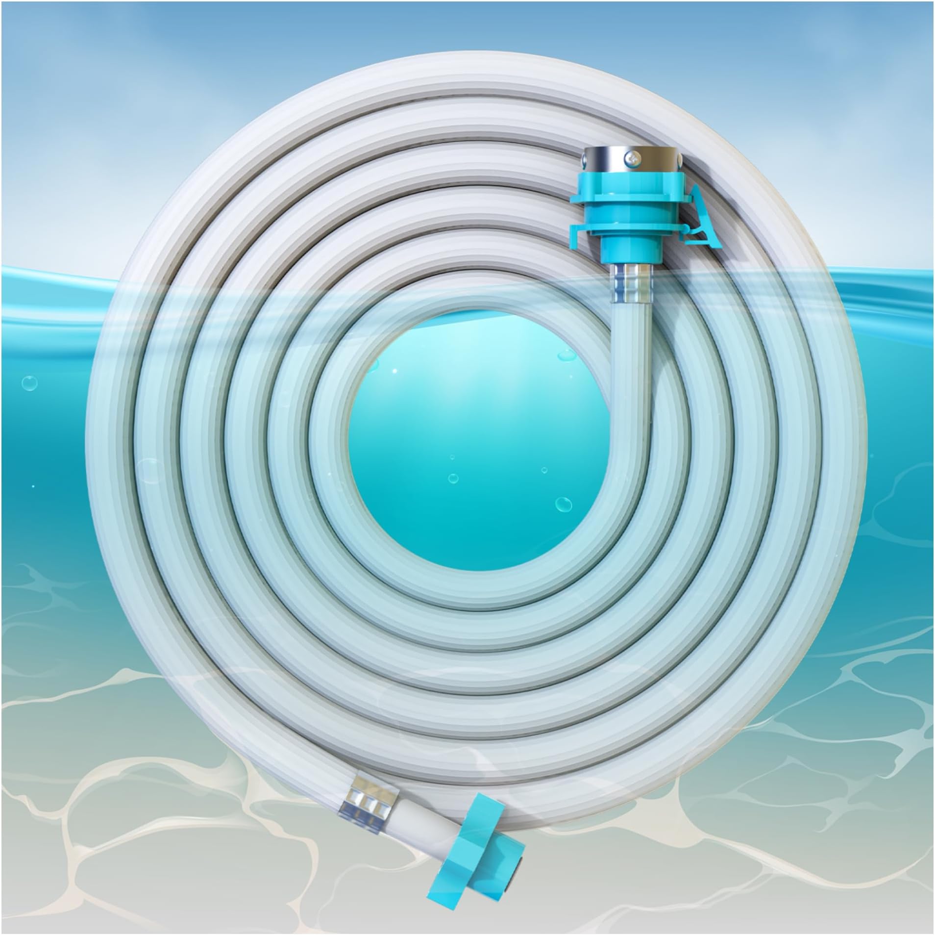 Classic Washing Machine Inlet Hose Pipe With Tap Adaptor For Fully ...