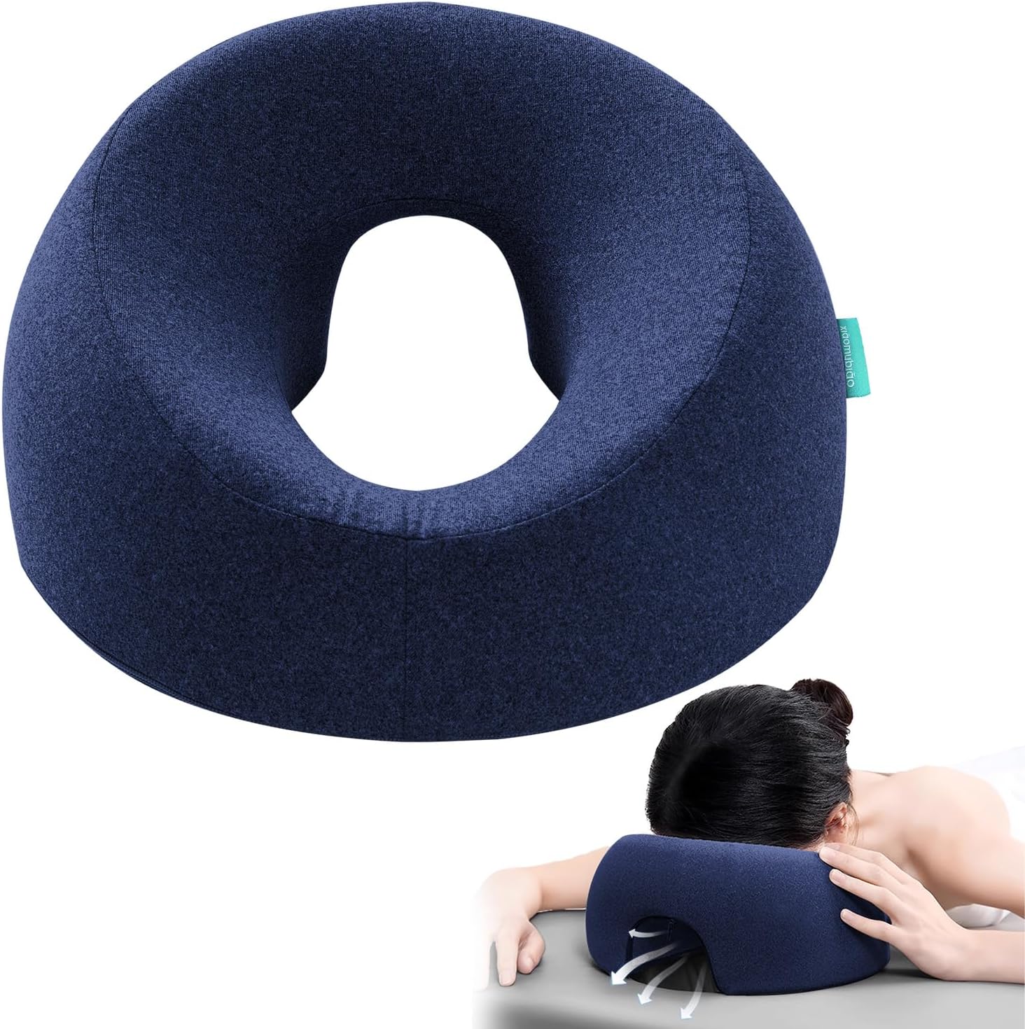 Amazon.com: Massage bed Pillow Face Down Massage Headrest Bed For After ...