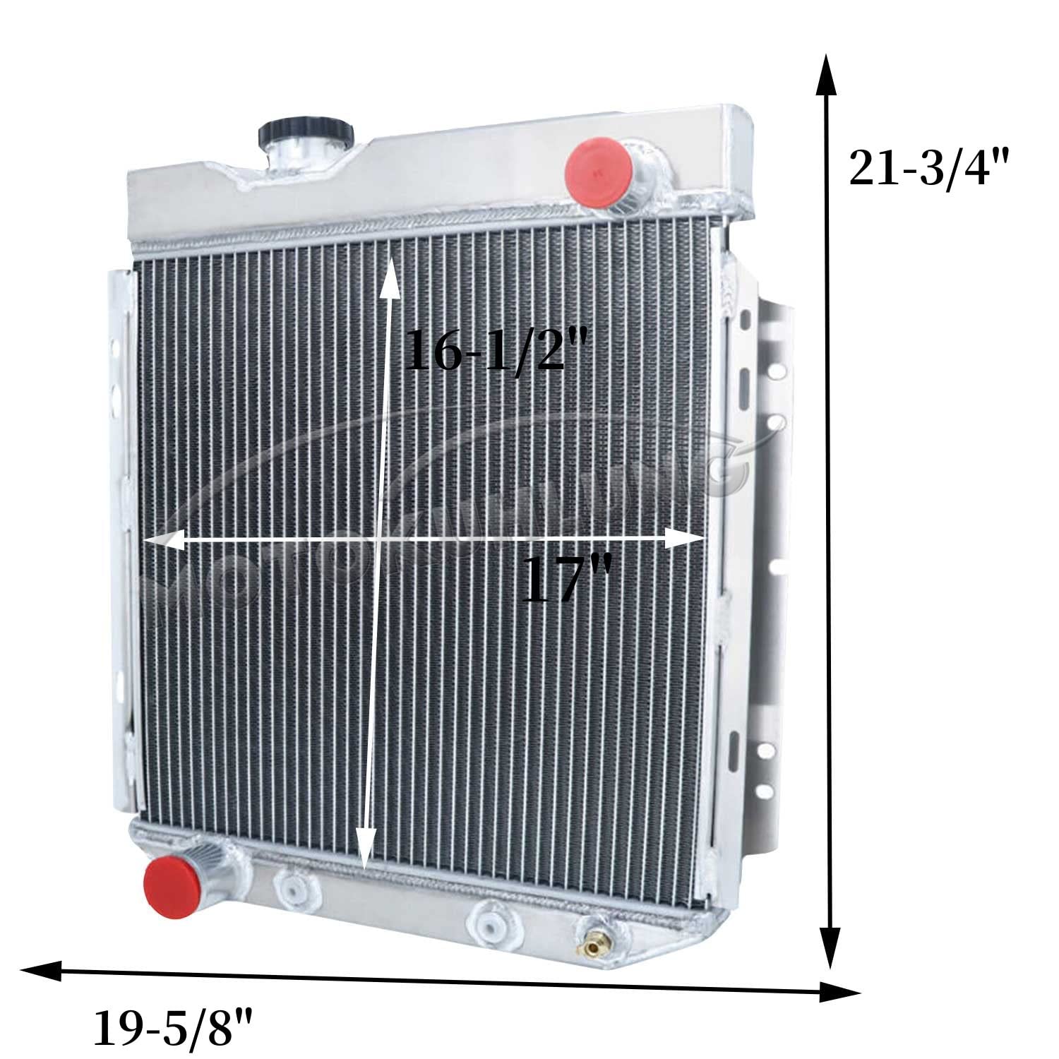 RADREPLA 4 Row Aluminum Radiator For 1963 1964 1965 1966