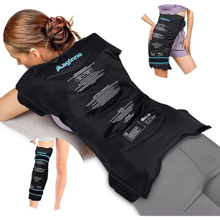 Amazon.com: REVIX Full Back Ice Pack for Injuries Reusable Large Gel ...