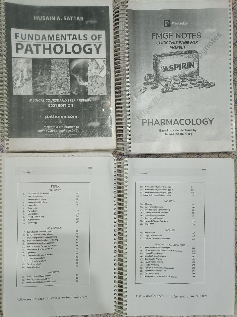 Buy Prepladder notes / pharmacology and pathology notes + fundamentals ...