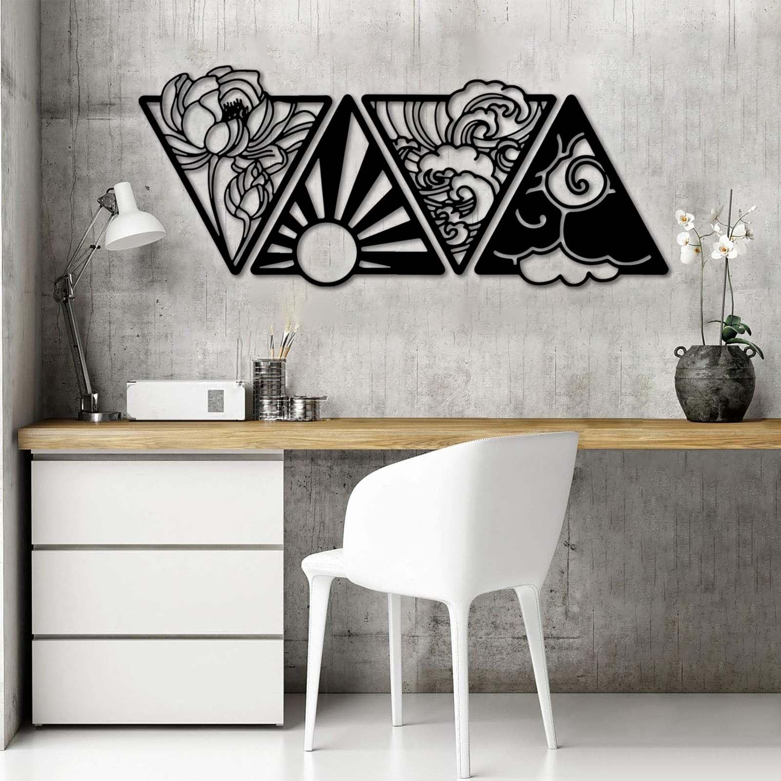 4 Elements Symbols Wallpaper