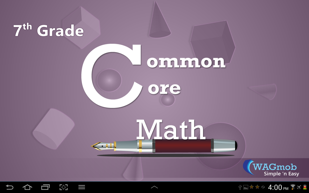 7th Grade Common Core Math - App on Amazon Appstore