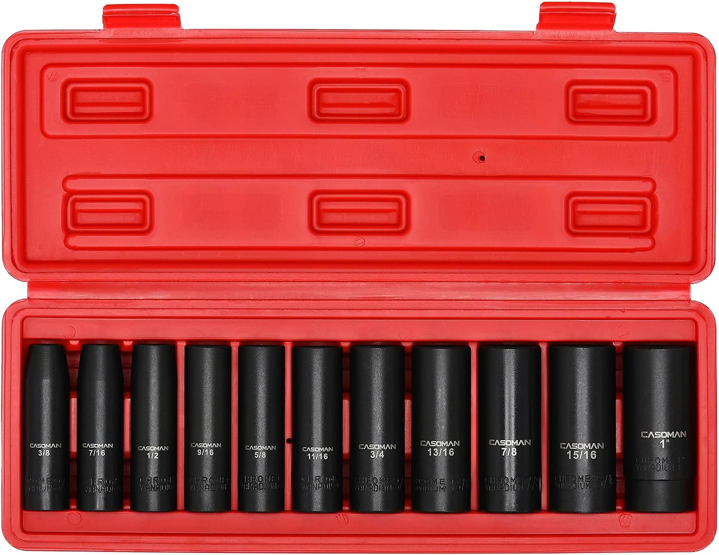 CRAFTSMAN Deep Impact Socket Set, SAE, 1/2-Inch, 48-Piece (CMMT16548 ...