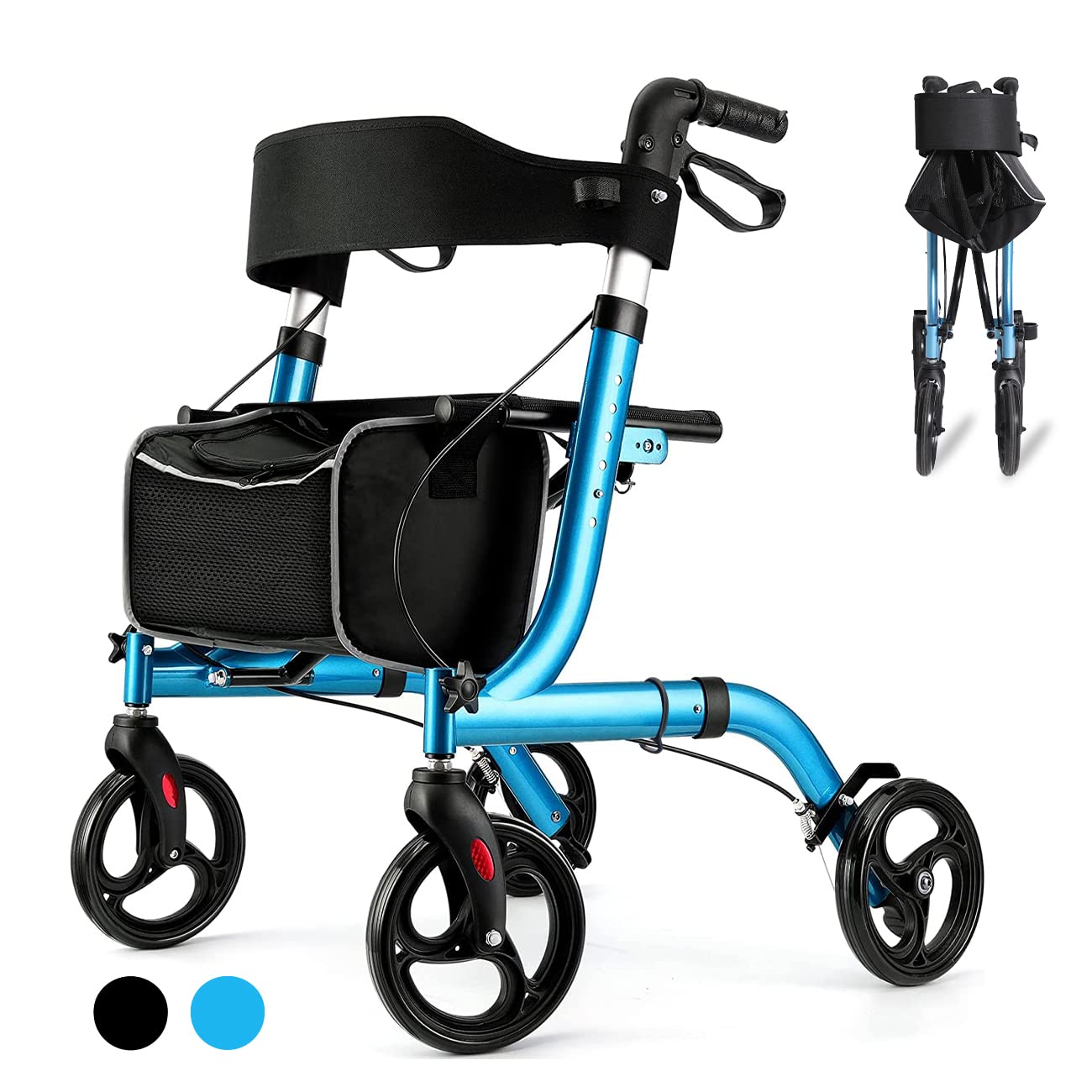 Amazon.com: Foldable All Terrain Walker for Senior with Seat ...