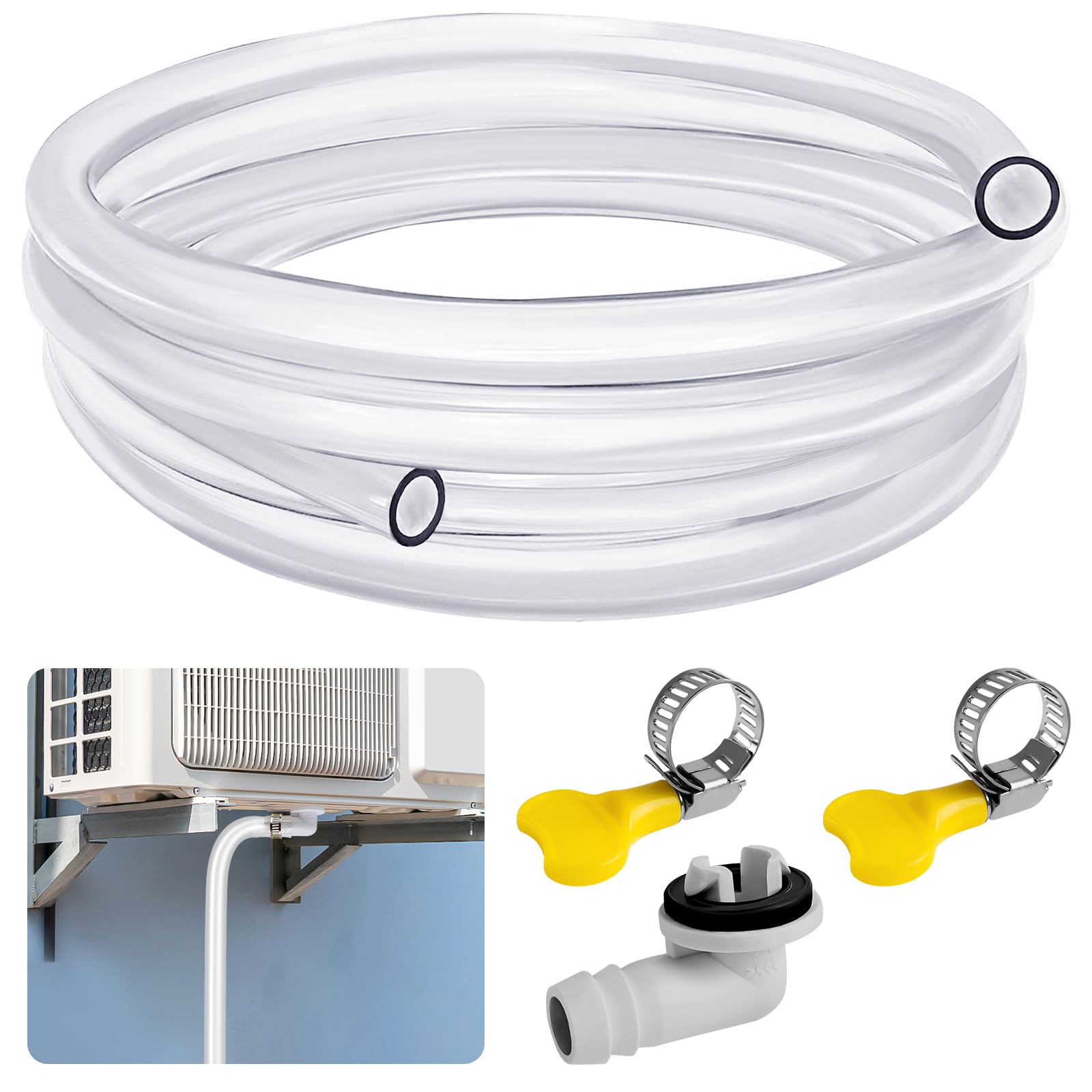 Amazon.com: UNIFAMLIY 10Ft Portable Air Conditioner Drain Hose ...