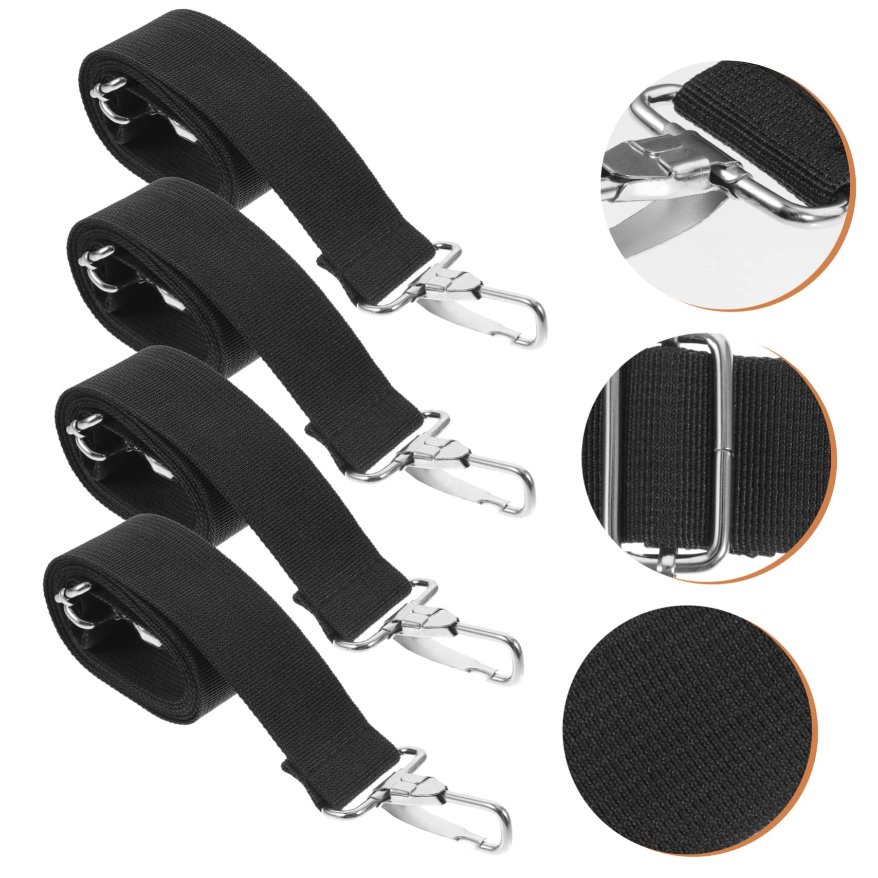 Snapklik.com : 4pcs Snare Drum Strap Instrument Parts Drum Dampeners ...