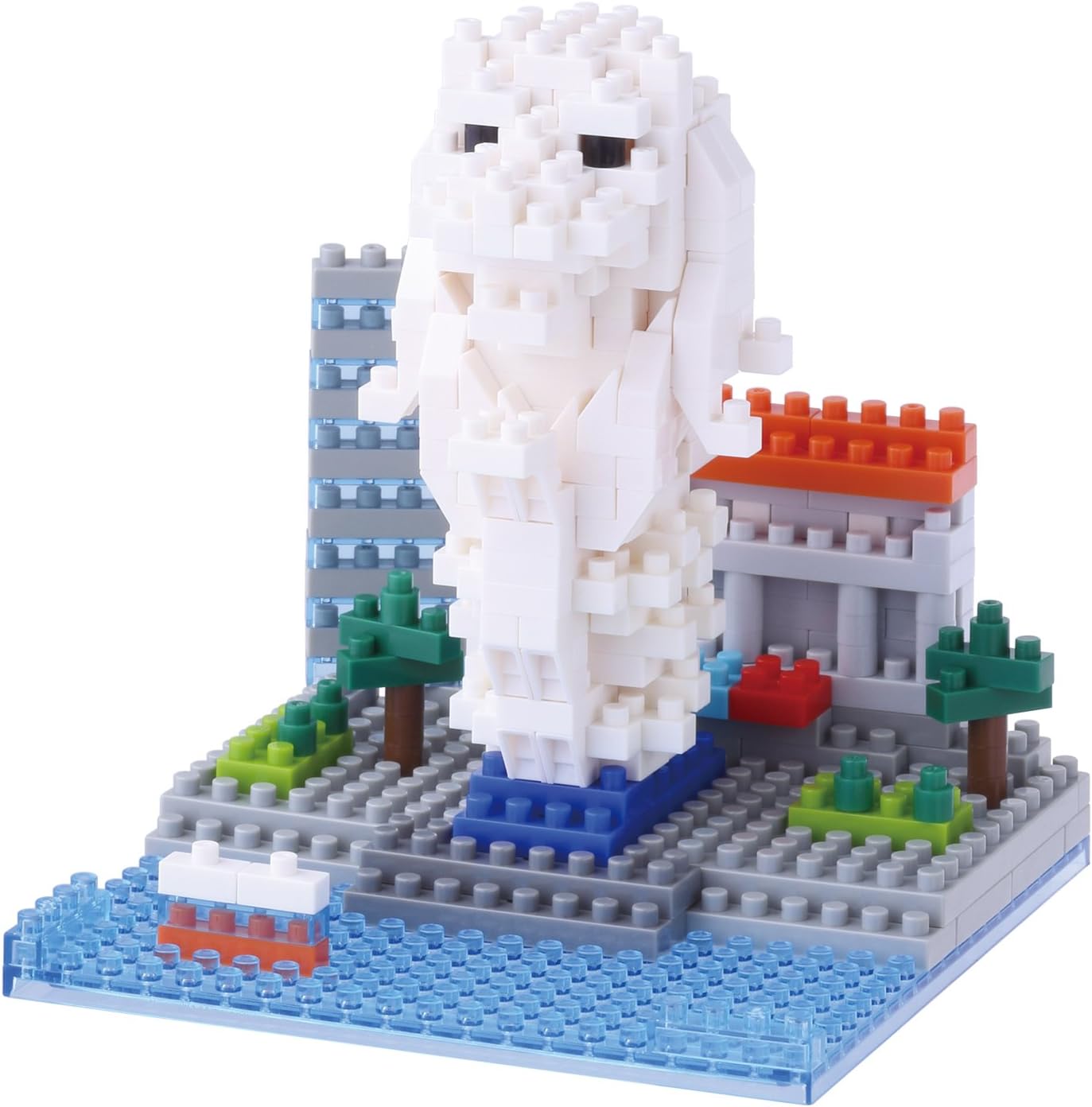 Kawada NBH_105 Nanoblock Merlion Building Kit Instruction Manual