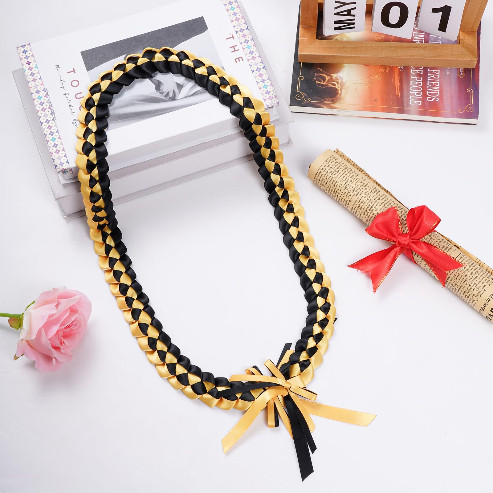 Snapklik.com : 2pcs Graduation Ribbon Lei Braided Graduation Leis 2024 ...