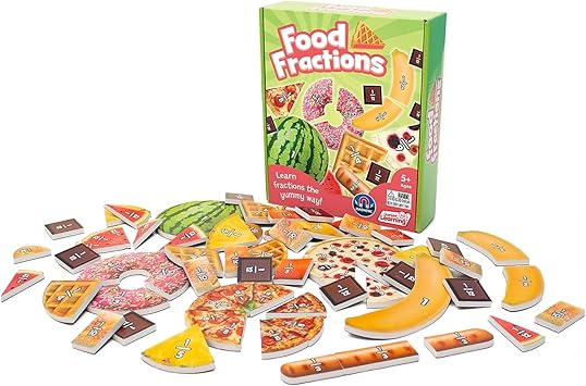 Amazon.com: Junior Learning Food Fractions - Learn Fractions The Yummy ...