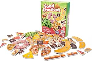 Amazon.com: Junior Learning Food Fractions - Learn Fractions The Yummy ...