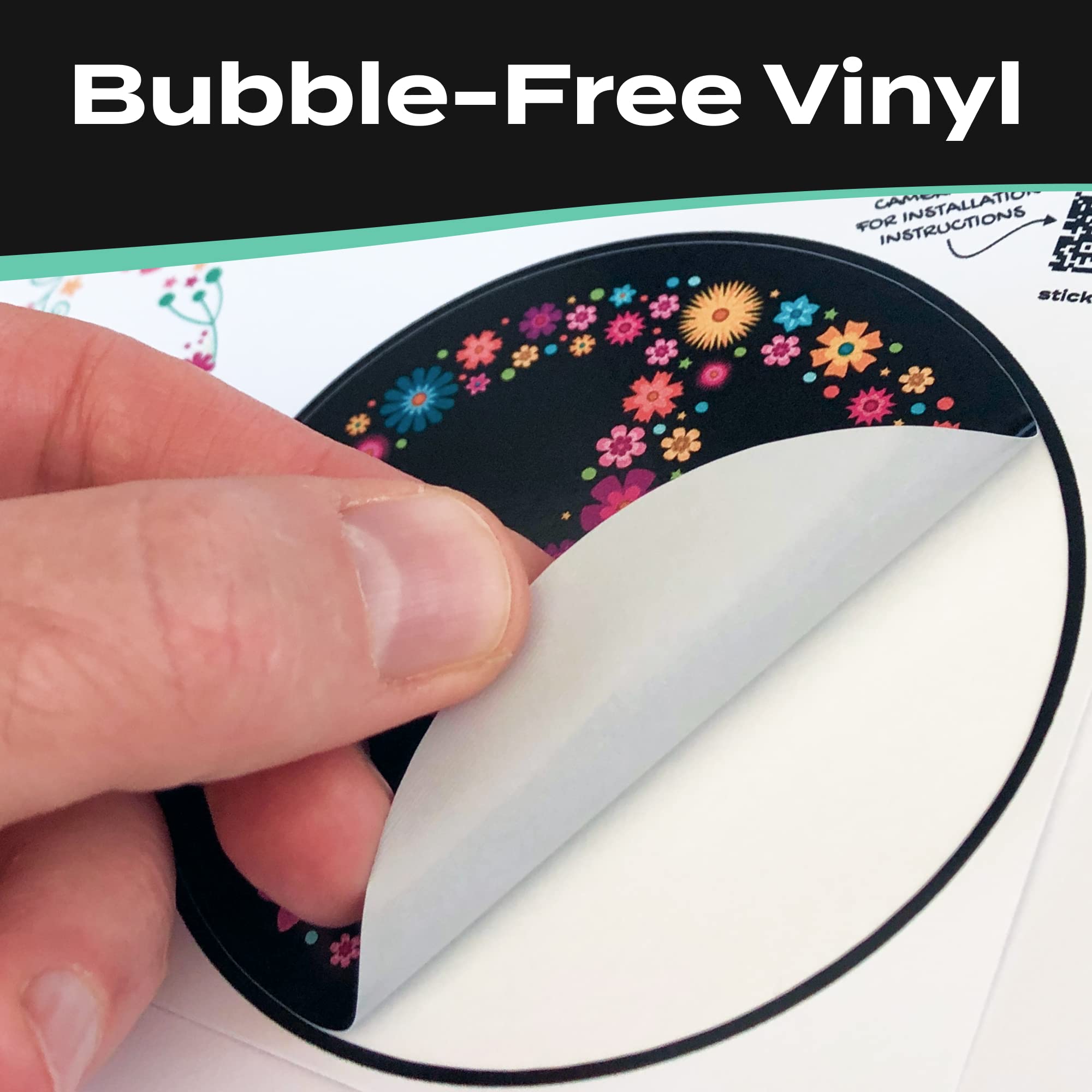 Snapklik.com : Stickios Peace Stickers - Hippie Floral Bumper Stickers ...