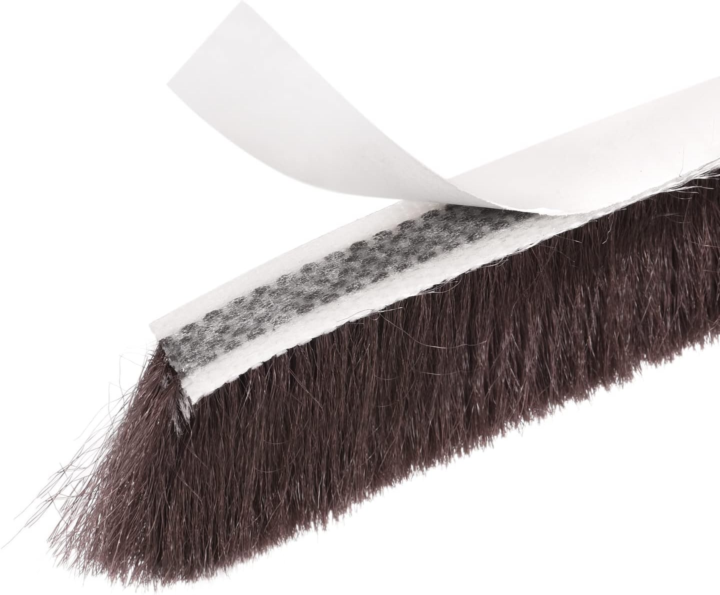 METALLIXITY Adhesive Brush Seal Weather Stripping (29/32"x11/32"x16.4ft ...