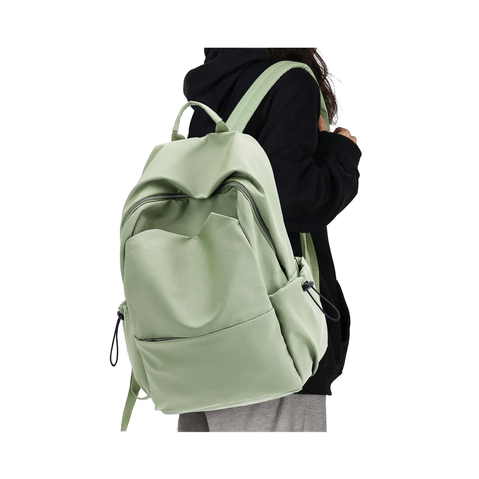 Amazon.com | Green School Backpack for Teens Middle High School Bags ...