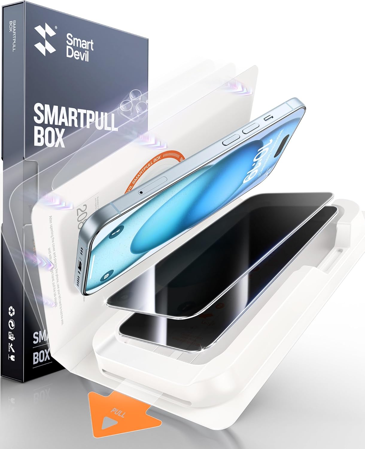 Amazon.com: SMARTDEVIL 2 Pack for iPhone 15 Privacy Screen Protector ...