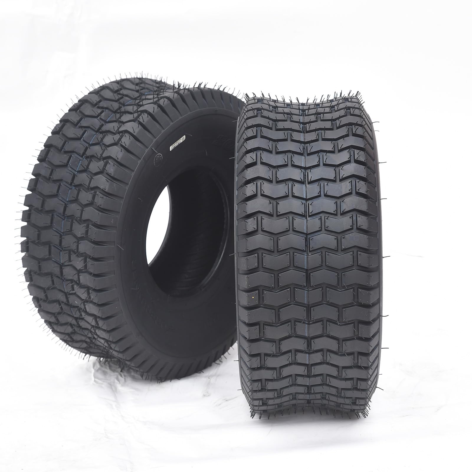 Snapklik.com : Set Of 2 Turf Tire, 15x6-6-4PR Lawn Mower Tire & Tractor ...