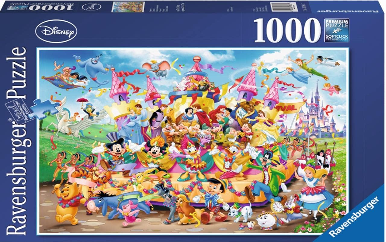 Ravensburger Disney Carnival Multicha (1000 Pieces), Jigsaw Puzzles ...