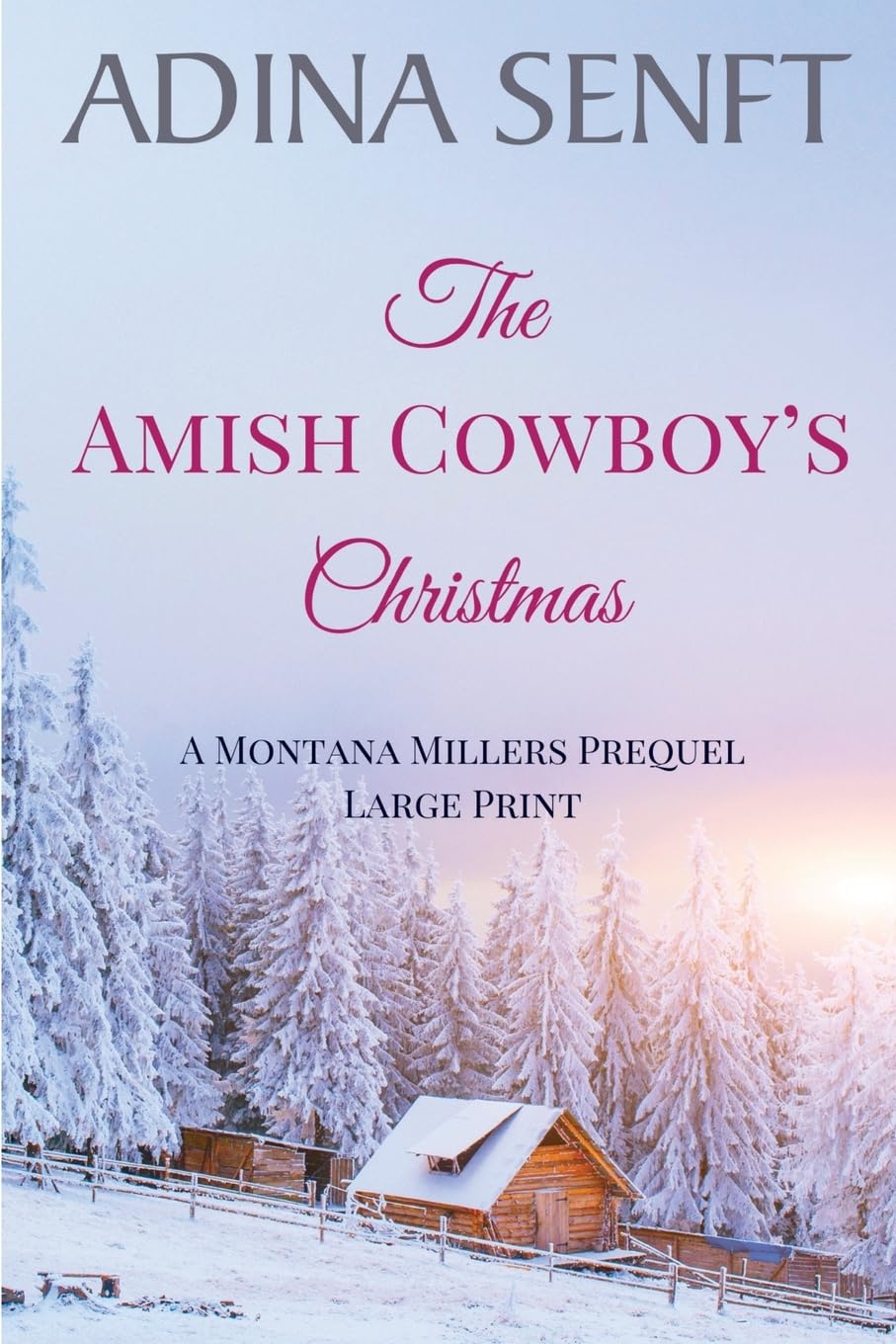 The Amish Cowboy's Christmas (Large Print) (Amish Cowboys of Montana ...