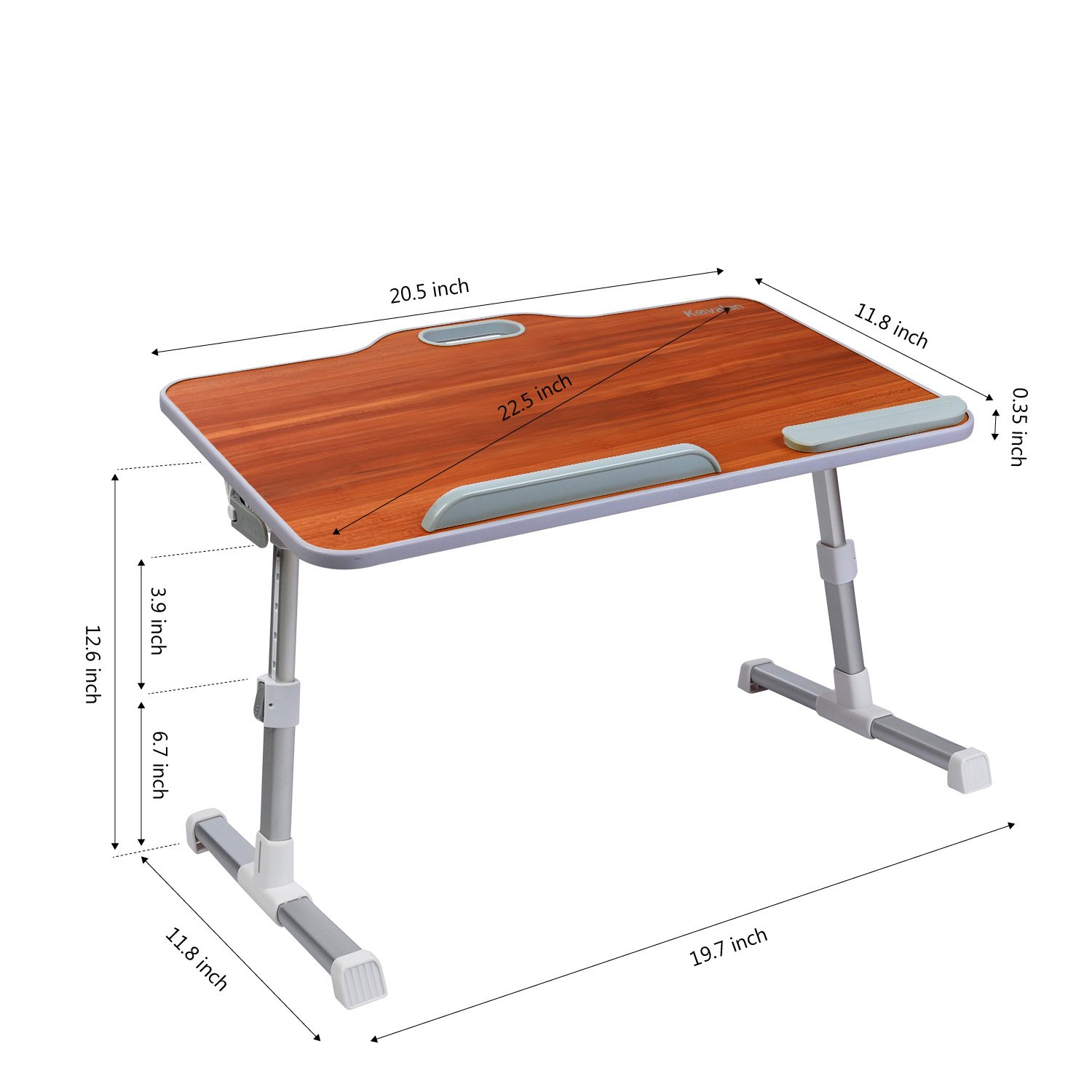 Buy Laptop Desk Stand, Kavalan Foldable Laptop Table w/Top Handle ...
