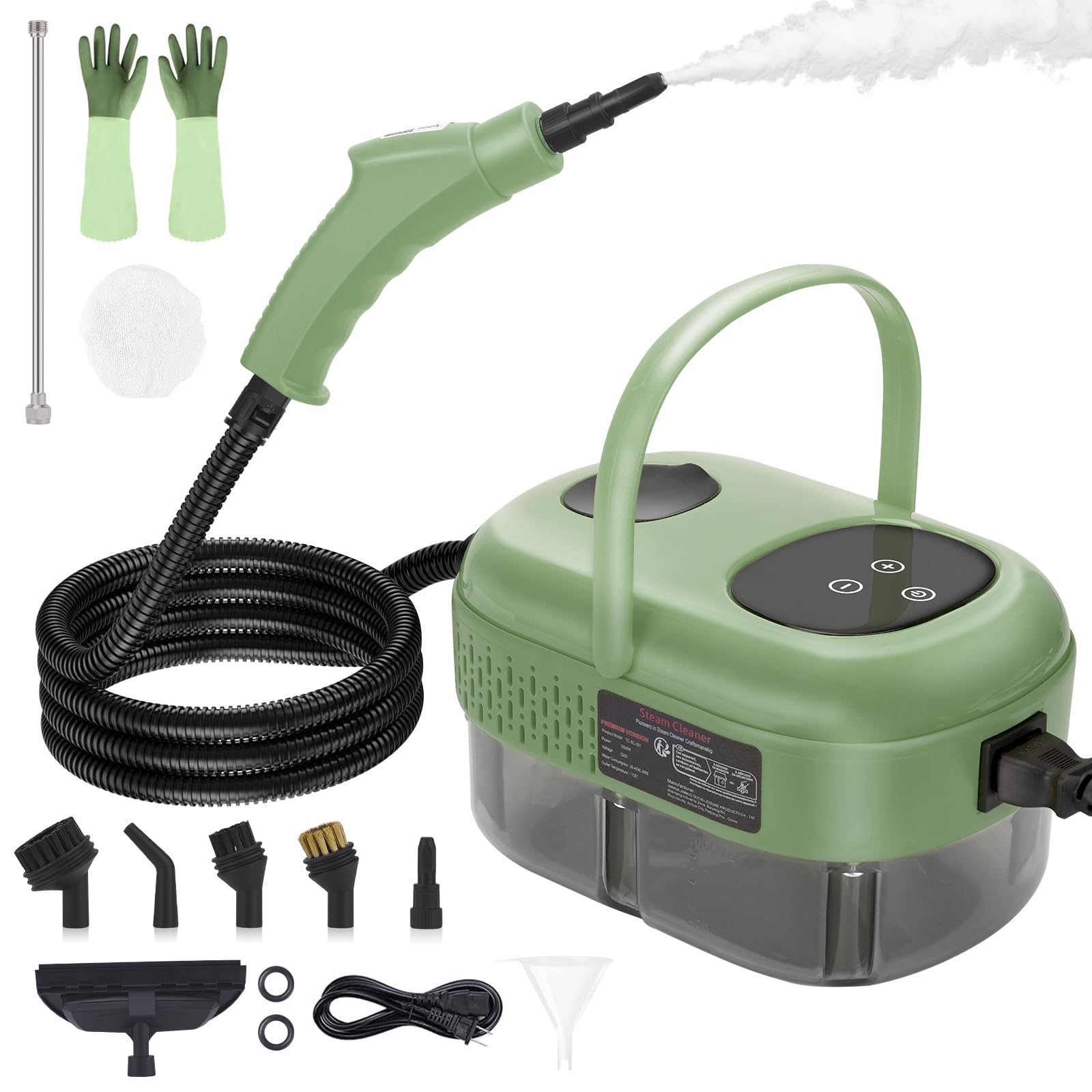 Amazon.com - Handheld Steam Cleaner, 1000ml Water Tank, 15S Heat-up ...