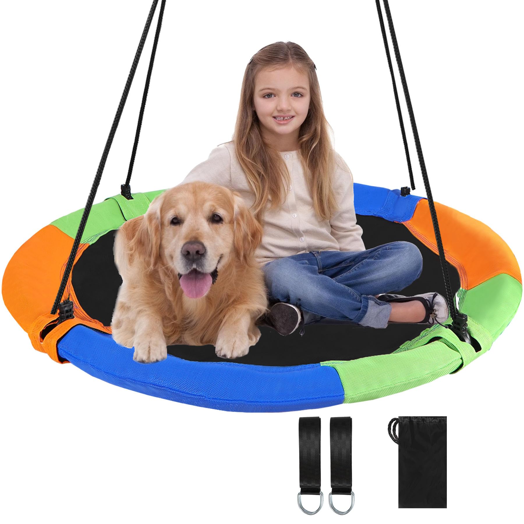 Amazon.com: RedSwing 43" Flying Saucer Tree Swing for Kids Outdoor ...