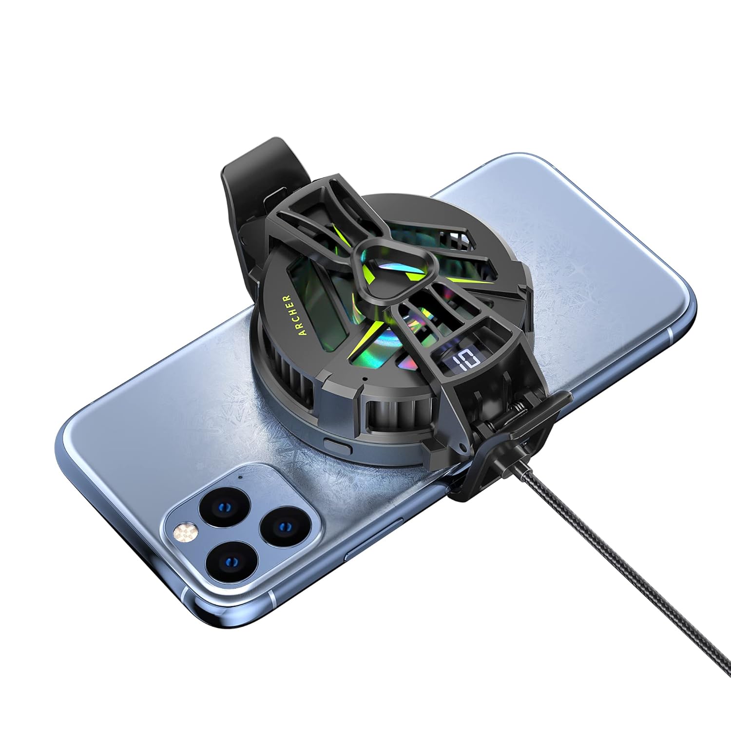 Archer Tech Lab Typhon Pro Dual Mode Phone Cooler for Instant Cooling ...