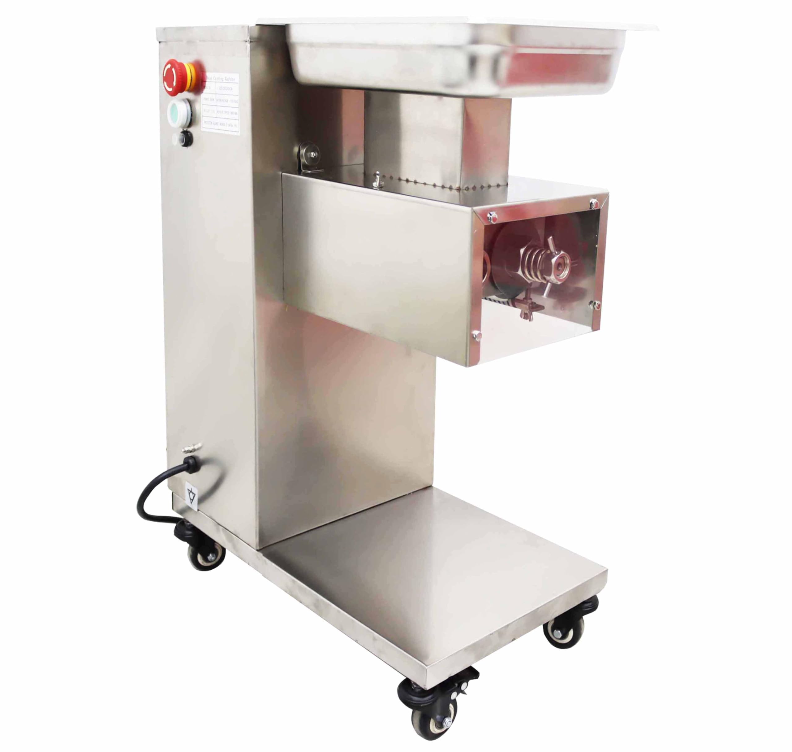 Amazon.com: TECHTONGDA 7mm Commercial Meat Cutting Machine Meat Cutter ...