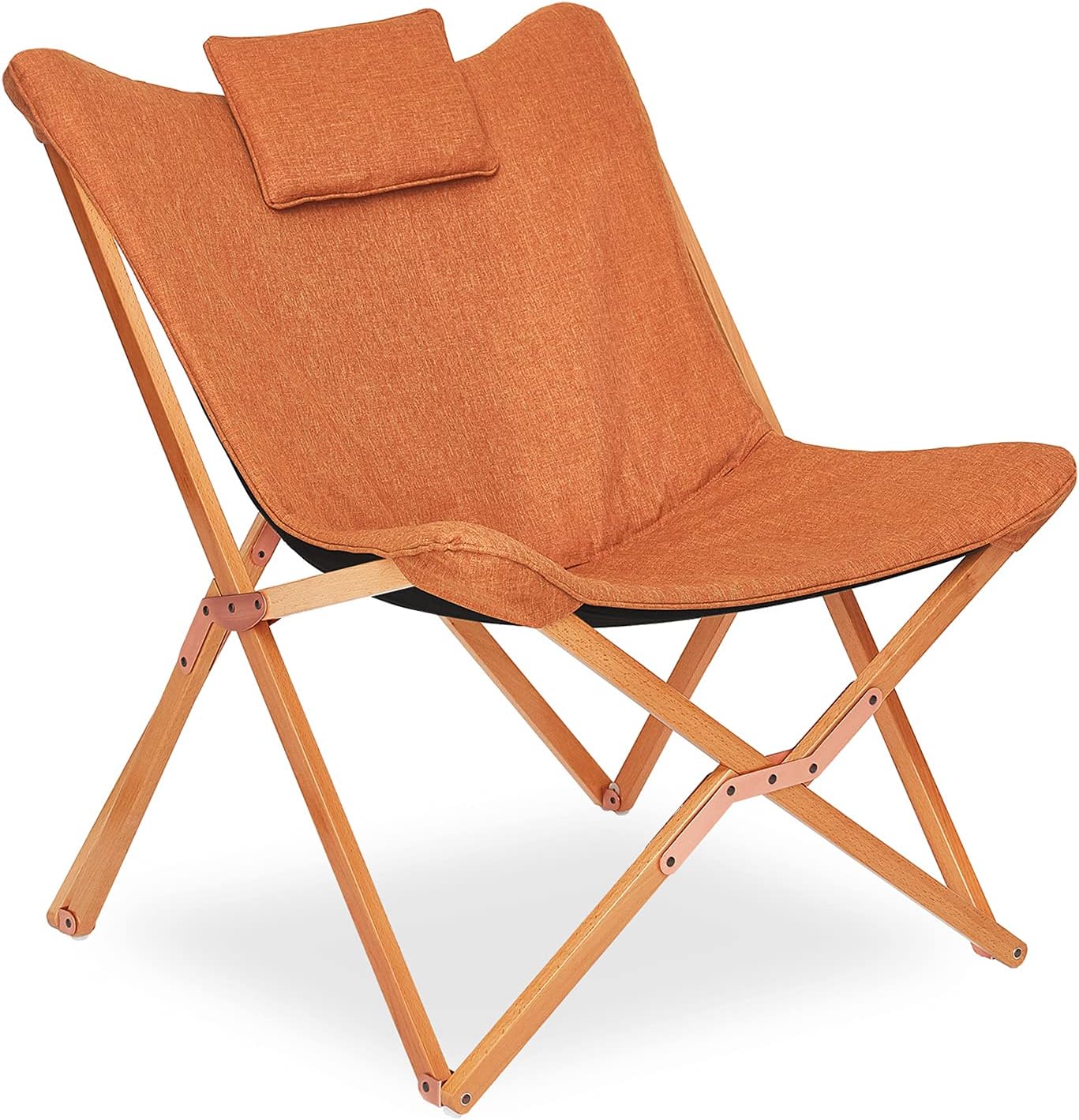 JOHEE Butterfly Chair Comfy Folding Chair Modern Foldable Lounge Seat ...