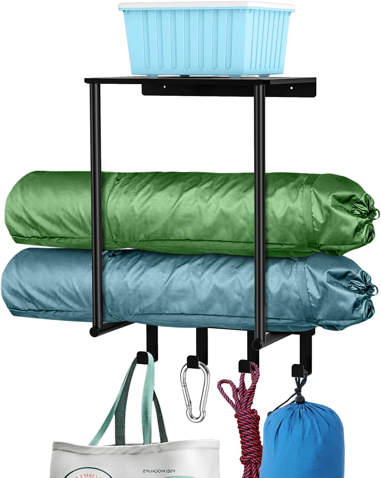 Amazon.com: PrimZooty Camping Chair Wall Storage for Garage Nylon Strap ...