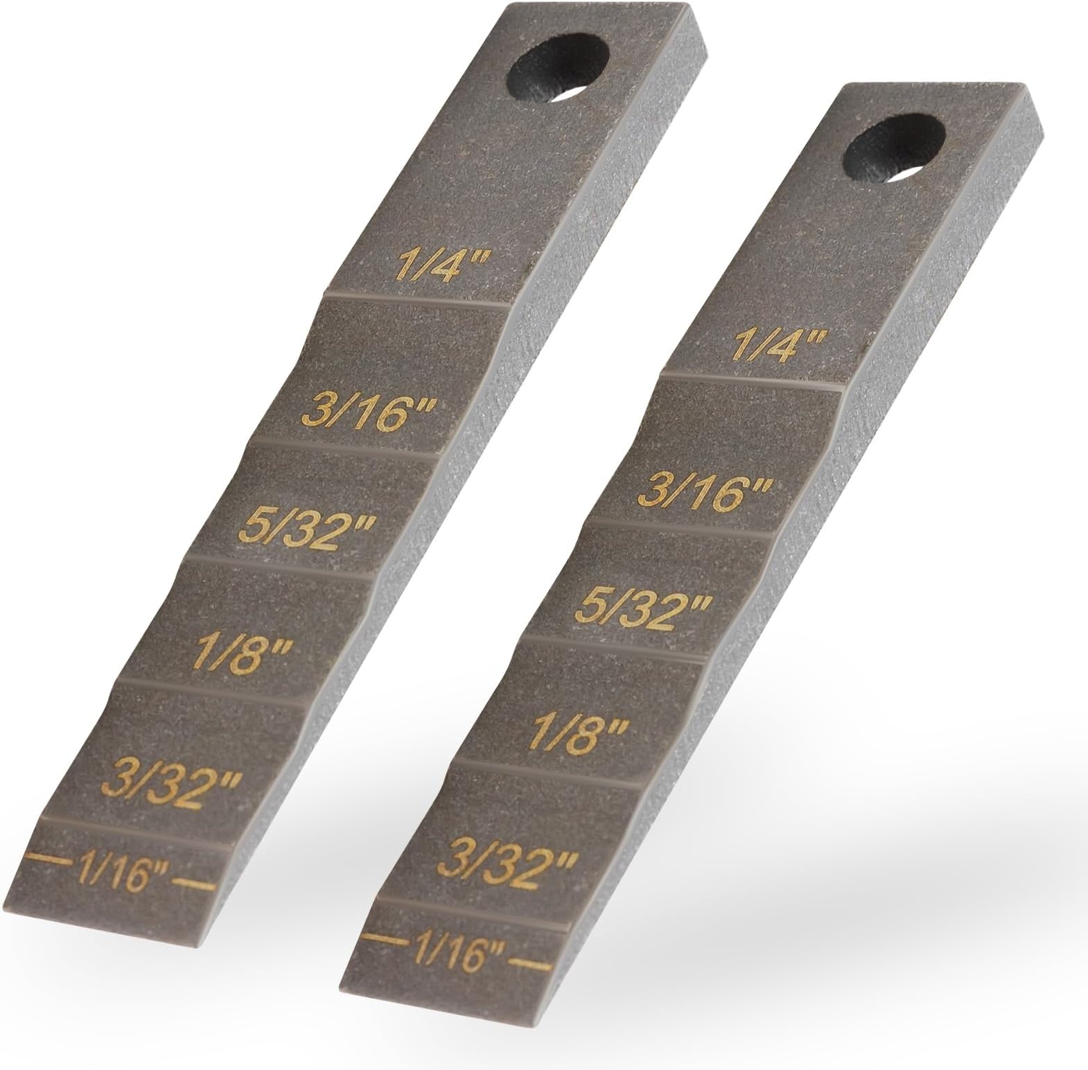 Amazon.com: 2 PCS 2130 Small Pipe Spacer Wedge Stepped Guage, (3/4" x 4 ...