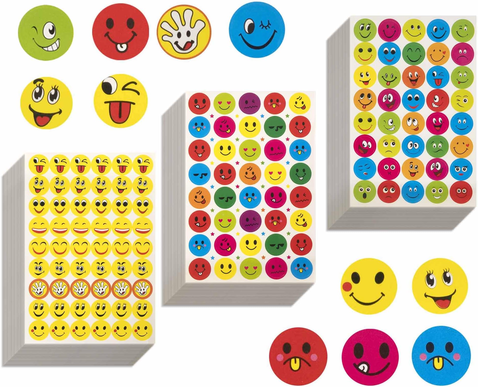 Amazon.com : CTP Emoji Fun Rewards Stickers, Emoji Stickers for ...