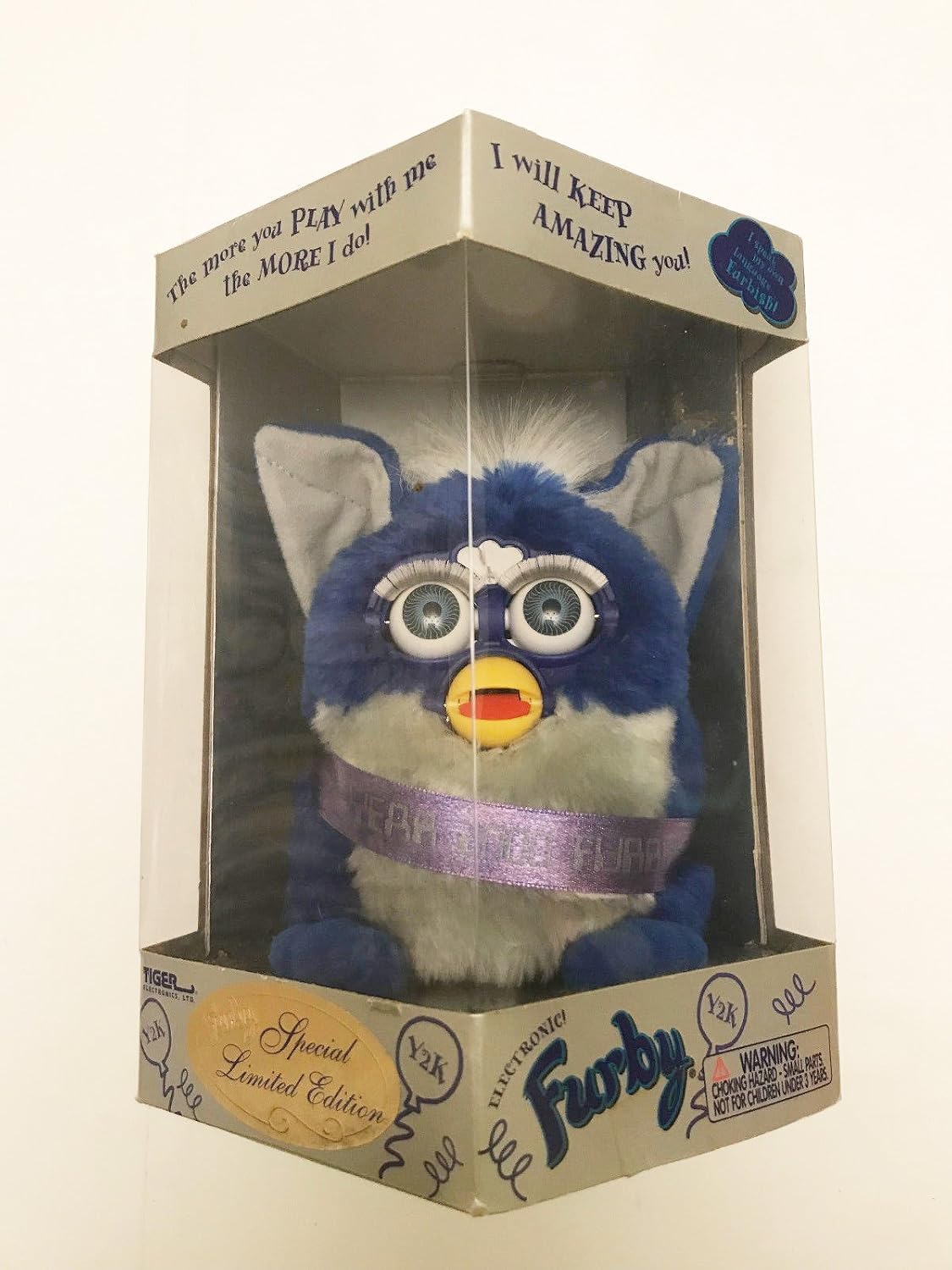 Furby Model 70-894 Special Millennium Edition Silver + Blue ...
