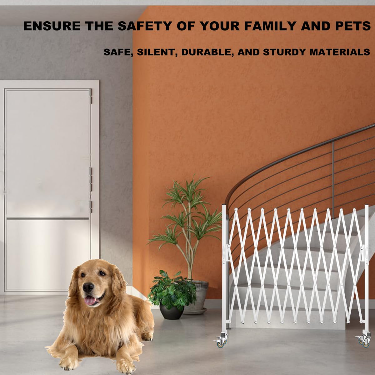Snapklik.com : WEWORTH Expandable Barricade Gate,Accordion Garden Yard ...