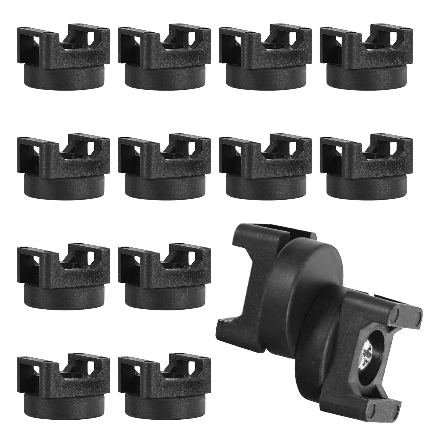 Amazon.com: Pack of 12 Magnetic Zip Tie Mounts, Magnetic Cable Clips ...