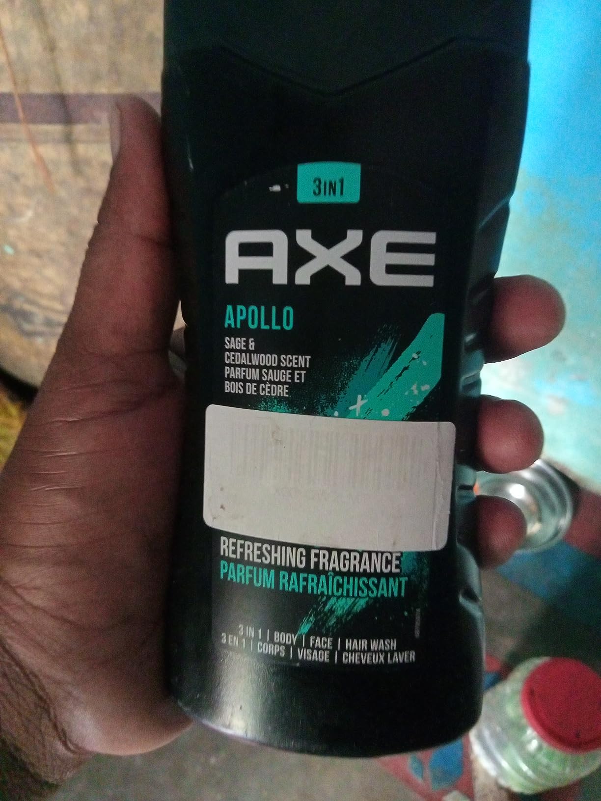 Buy Axe Apollo 3 In 1 Body, Face & Hair Wash For Men, Long-Lasting ...