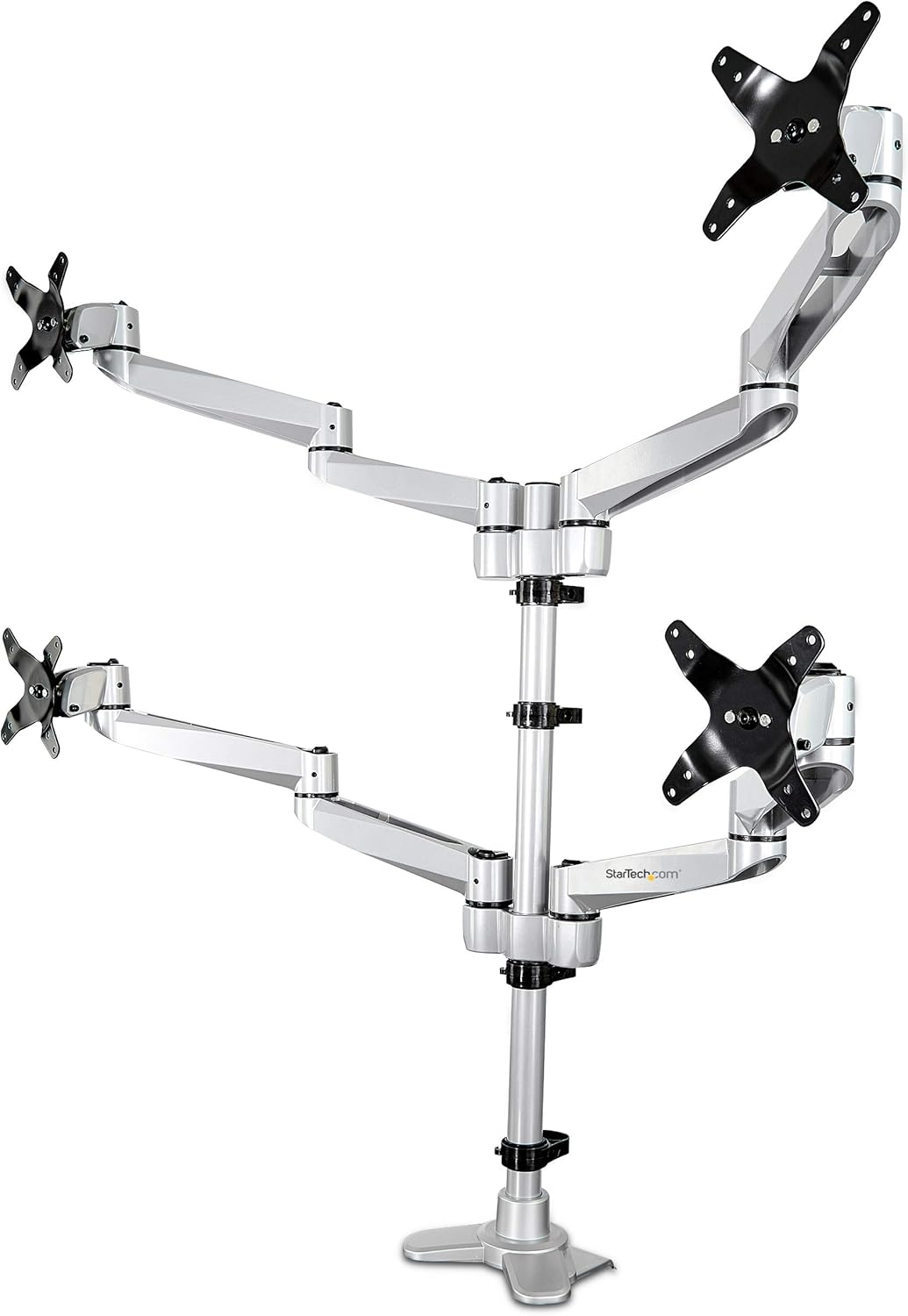 Amazon.com: StarTech.com Desk Mount Quad Monitor Arm, Premium ...