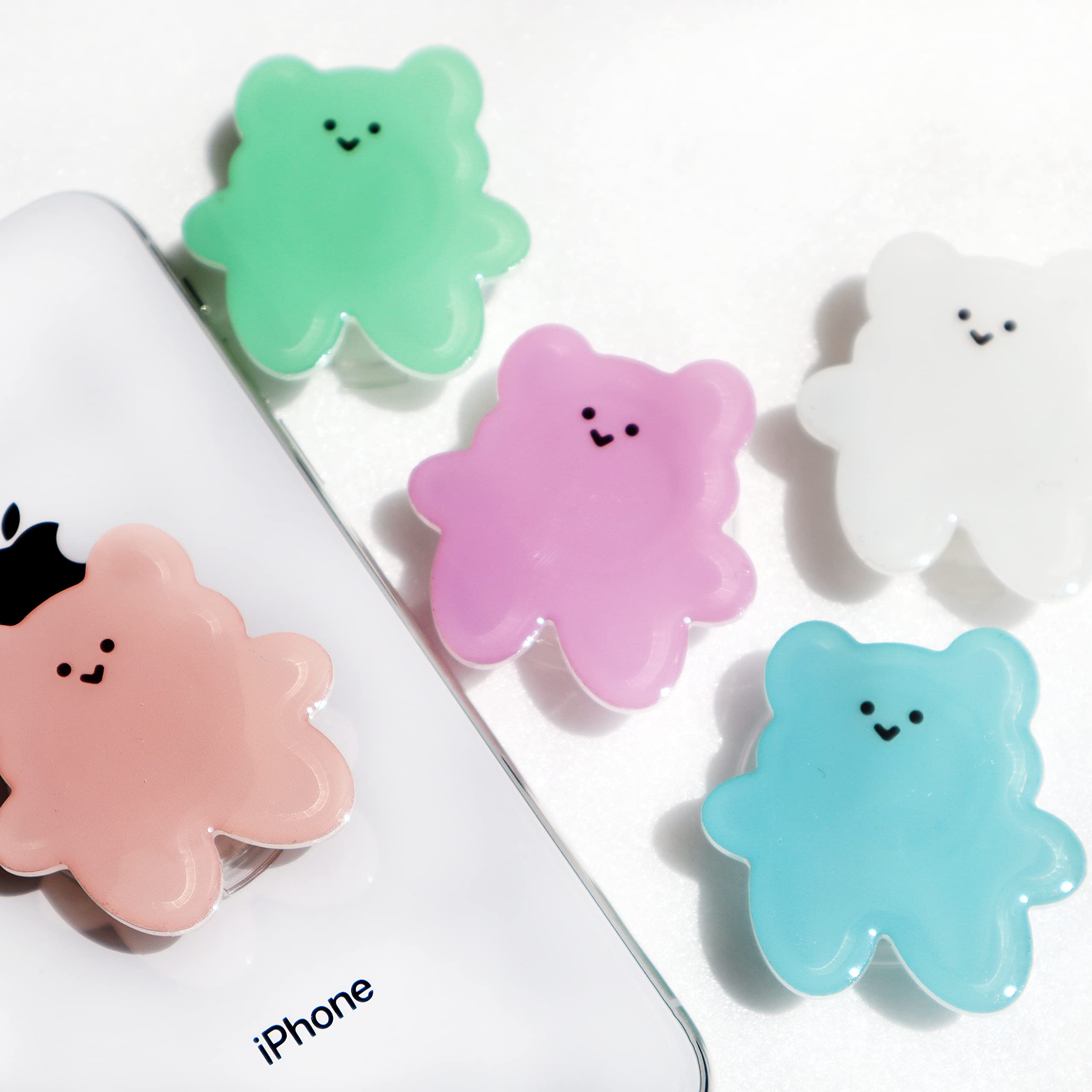 Snapklik.com : GRIPONG Cute 2D Gummy Bear Shape Expandable Collapsible ...