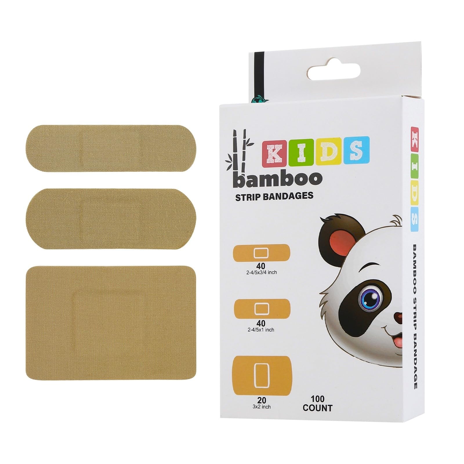 Amazon.com: EcoFrenzy Bamboo Bandages 100 Count : Health & Household