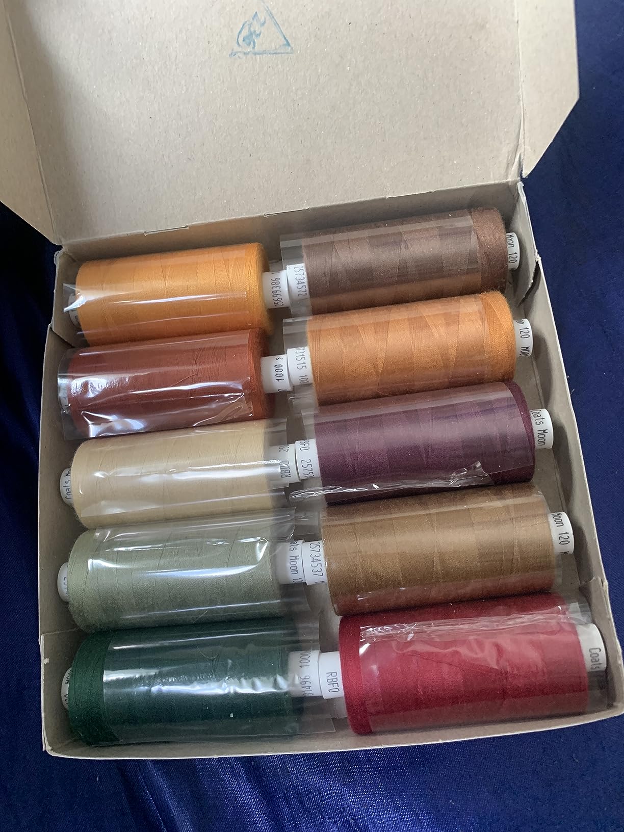 Sewing Thread Set: Coats Moon Dark Autumn Mix Thread Set Hand and ...
