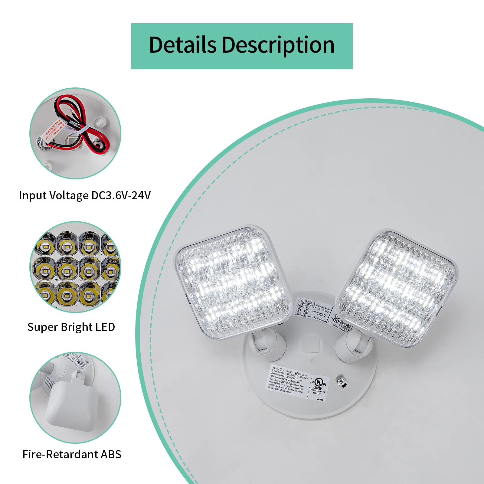 Emergency Lights With Remote Lighting Emergency Lights | EL RSLIM