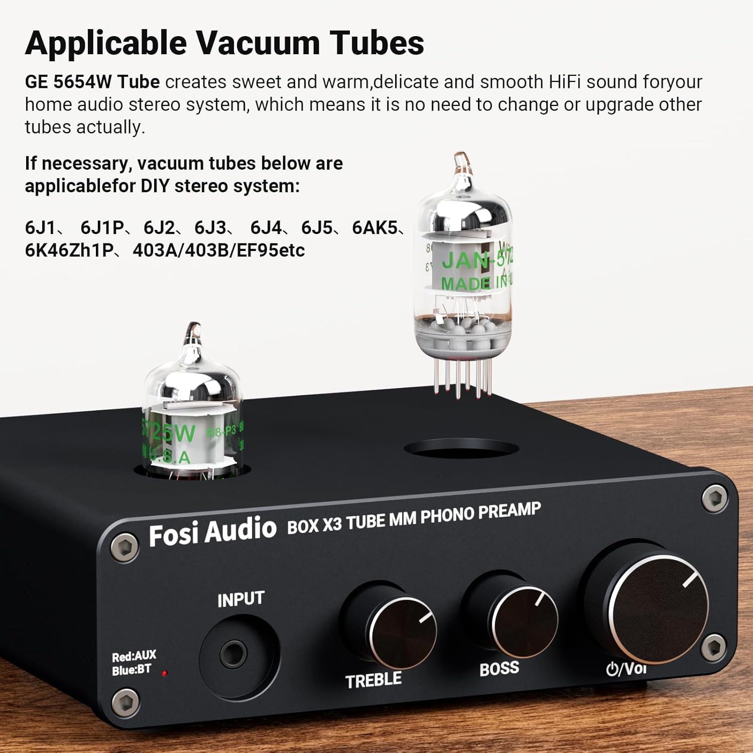 Fosi Audio Box X3 5654W Tube Phono Preamp Turntable Philippines | Ubuy