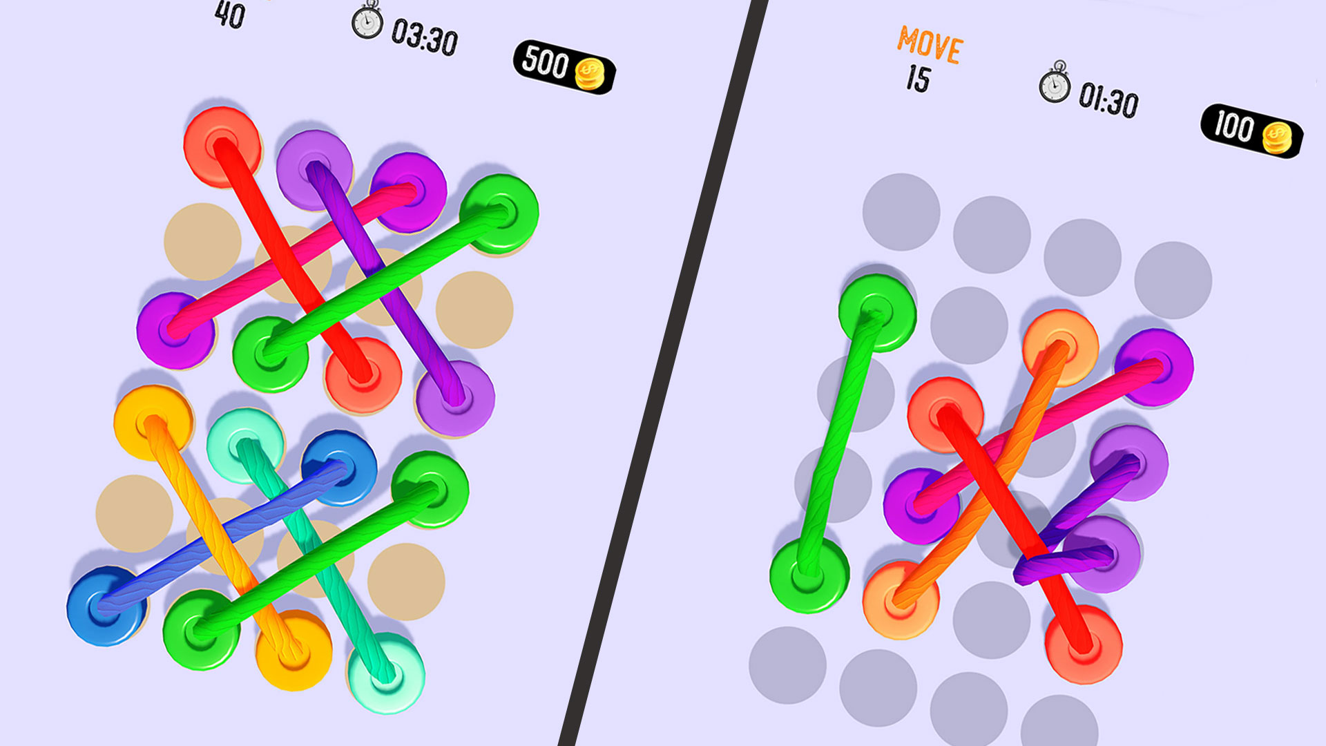 Twisted Tangle Rope Master: Tangled Rope Sorting & Untangle Knots Sort ...